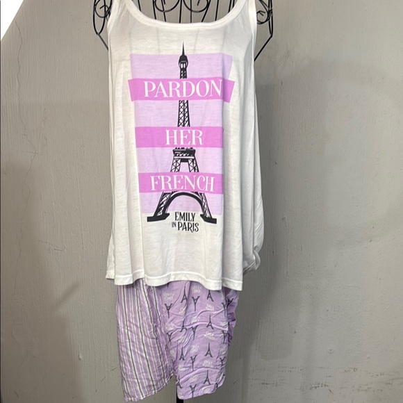 Netflix | Intimates & Sleepwear | 2x Emily In Paris Purple White ...